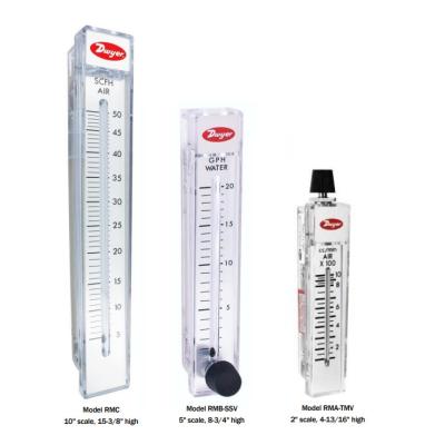 China Dwyer RMA-6-SSV 2-20 SCFH Air Flow Meter with 4% Accuracy and Stainless Steel Valve for Industrial Applications for sale