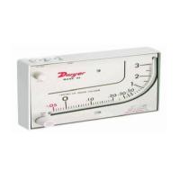 China Dwyer Mark II M-700PA Inclined Vertical Pressure Gauge 10-0-700 Pa Red Oil for sale