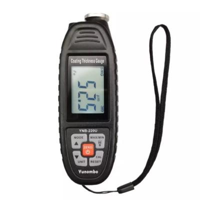 China YNB-220 Digital Car Paint Thickness Tester with LED Flashlight - 1500μm Range, 0.1μm Resolution for Automotive Coating Measurement for sale