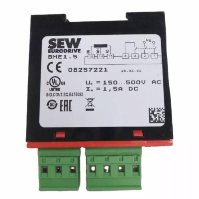 China SEW BGE1.5 Motor Brake Rectifier with 1.5A Holding Current for AC 150-500V Applications for sale