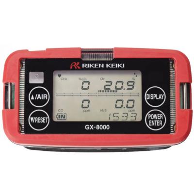 China Riken Keiki GX-8000 Portable Multi-Gas Monitor with 5-Gas Detection, IP67 Rating and 1.1kg Weight for sale