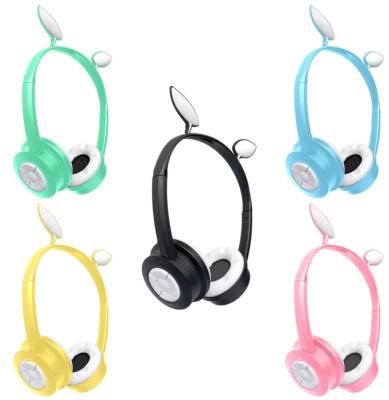 China 3.5mm Stereo 300mAh 8hrs Cat Ear Speaker Headphones for sale