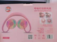 China summer fan reduce heat 2022 Mini ABS 6hrs 1200mAh Hands Free Mini  Neck Fan For Summer for sale
