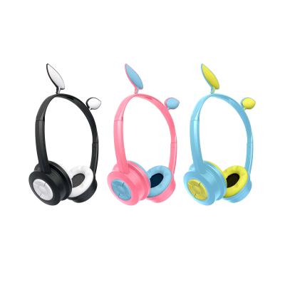 China Cat Wireless Headphone LED V5.0 8hrs Bluetooth Headphones  For Kids Education for sale