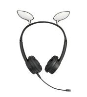 China Cat Wireless Headphone LED V5.0 8hrs Bluetooth Headphones  For Kids Education for sale
