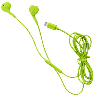 China Plastic Wired 120cm 32Ohm Lighting Cable Earphones for sale
