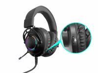 China LED Sound Surrounding Wired Gaming Headphone With USB 3.5mm for sale