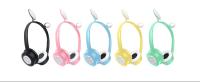 China Led Cat Wireless Luminous Bluetooth Headphones For Kids Cartoon Design for sale