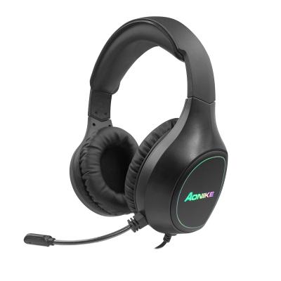 China Customized RGB Omni Wired Gaming Headphones 3D Stereo Surround Sound Effects for sale