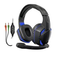 China 3.5mm Cool Over Ear Headset LED Wired Gaming Headphone With Microphone for sale