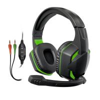China 3.5mm Cool Over Ear Headset LED Wired Gaming Headphone With Microphone for sale
