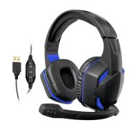 China 3.5mm Cool Over Ear Headset LED Wired Gaming Headphone With Microphone for sale