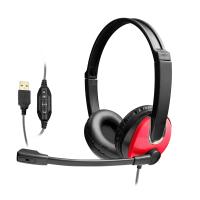 China Business USB Plug Noise Cancelling Headphones Wired Gaming Headset for sale