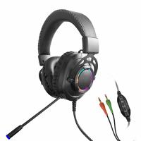 China 40mm Driver Over Ear Headphone Wired Gaming Headset for sale