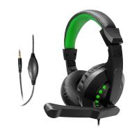 China 108dB Plastic Leather Omni LED Wired Gaming Headphone for sale