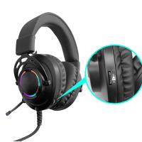 China hot sale new model 2022 rgb gaming headphone for xbox,30mW 102db USB Wired Gaming Headphone With LED Light for sale