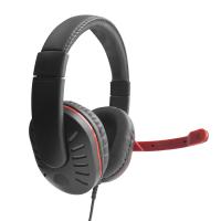 China 20Hz Stereo Gaming Headset With Mic  3.5MM Sound Detachable Headphone For Call Center for sale