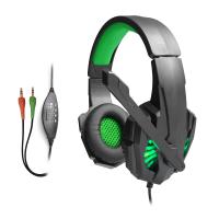 China 20KHz Wired Gaming Headphone Adjustable Foldable Stereo Earphones For Computer for sale