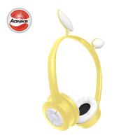 China DC 5V Cat Ears Wireless Headphones With Mic Stereo Phone Music Bluetooth Headset for sale