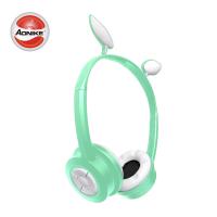 China DC 5V Cat Ears Wireless Headphones With Mic Stereo Phone Music Bluetooth Headset for sale