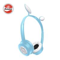 China DC 5V Cat Ears Wireless Headphones With Mic Stereo Phone Music Bluetooth Headset for sale