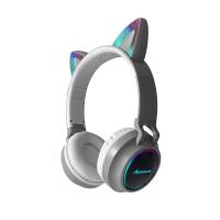 China Cat Ears Bluetooth LED Wireless Headphones Control Kid Boy Girl Stereo Music Helmet Headset Gift for sale