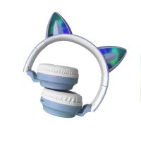 China Cat Ears Bluetooth LED Wireless Headphones Control Kid Boy Girl Stereo Music Helmet Headset Gift for sale