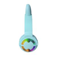 China RGB Cute Cat Ears Noise Cancelling Bluetooth Headphones With Microphone Kid Stereo Music for sale