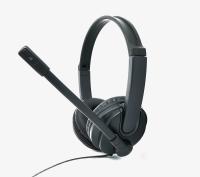 China Traffic USB Wired Noise Cancelling Headset Adjustable Volume Headphones for sale