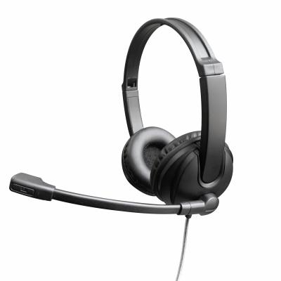 China Traffic USB Wired Noise Cancelling Headset Adjustable Volume Headphones for sale