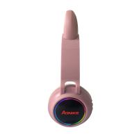 China 1KHz Foldable Bluetooth Earphones LED Cat Ear Design Sound Surrounding Headphone for sale