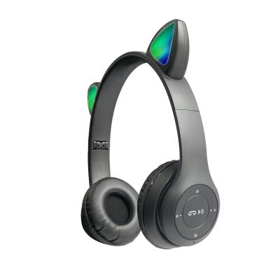 China ROHS Bluetooth Foldable Headset Lovely Design LED Stereo Wireless Headphone for sale