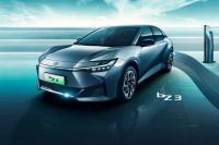 China Mid Size Toyota Electric Sedan 517km Elite PRO Pure Electric Toyota Bz3 EV for sale