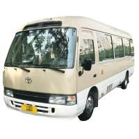 China Used Petrol Light Passenger Car Toyota Costa Business Mini Bus Automatic Transmission for sale