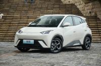 China Left Drive Small BYD Seagull Electric Car 130km/H Maximum Speed Smooth Lines for sale
