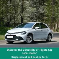 China Discover the Versatility of Toyota Car 1000-1600CC Displacement and Seating for 5 for sale