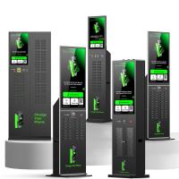 China Touch Screen Advertising 24-72 Mobile Phone Power Banke Station 6000mah/8000mAh Outdoor Shared Fast Charging Vending Machine for sale