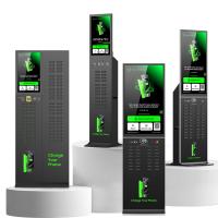 China Bajie Charging 2025 New Products Touch Screen Advertising Shared Power Bank Fast Charging Rental Mobile Phone Charging Station for sale