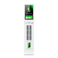 China 24slots 23.8inch High Capacity  Power Bank Charging Station Compatible App Custom Logo Mobile Phone Powerbank Rent for sale