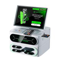 China 4 Slots 6000mah Touch-screen Integrated Stackable Cell Phone Charging Station Kiosk Share Power Bank Rental Machine for sale
