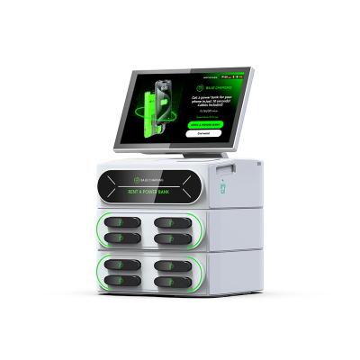 China 4g Shared Power Bank Station Multi Device Charging Station With Touch Screen 8 Slots  Phone Charging Locker Station for sale