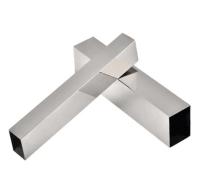China 304 Square Steel Tubing , Seamless Stainless Steel Tubing Natural Silver Color for sale