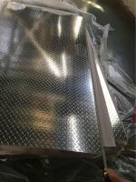 China BA Surface 3mm Embossed 201 Stainless Steel Sheet for sale