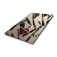 China SS Sheet Gold Black 201 Inox 304 Stainless Steel Mirror Sheet For Interior Exterior Decoration for sale