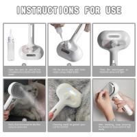 China 4 IN 1 Pet Steam Brush 11.5×20×2.8cm with Self-Cleaning Comb for Dogs and Cats for sale