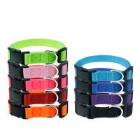 China Nylon Dog Collar with 0.1kg Weight in S/M/L Sizes - Multiple Colors & Custom Options for sale