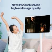 China 21.5 Inch Smart Portable TV with 300cd/m² Brightness, 12V 6000mAh Battery and Android TV Platform for sale