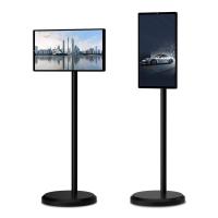 China 21.5 Inch 60Hz Smart TV with In-Cell Touch, 1920x1080 Resolution, Android 12 OS and Portable Wheels for sale