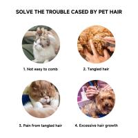 China Pet Knotting Comb 6.7×4cm with Blade Brushes for Dogs & Cats - 4 Color Options for sale