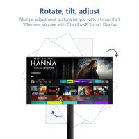 China 21.5 Inch 60Hz Smart TV with In-Cell Touch, 1920x1080 Resolution, Android 12 OS and Portable Wheels for sale
